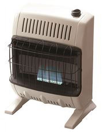 Heatstar Vent-Free Blue Flame Propane Gas Heater, Off-White, 15-3/4 In ...