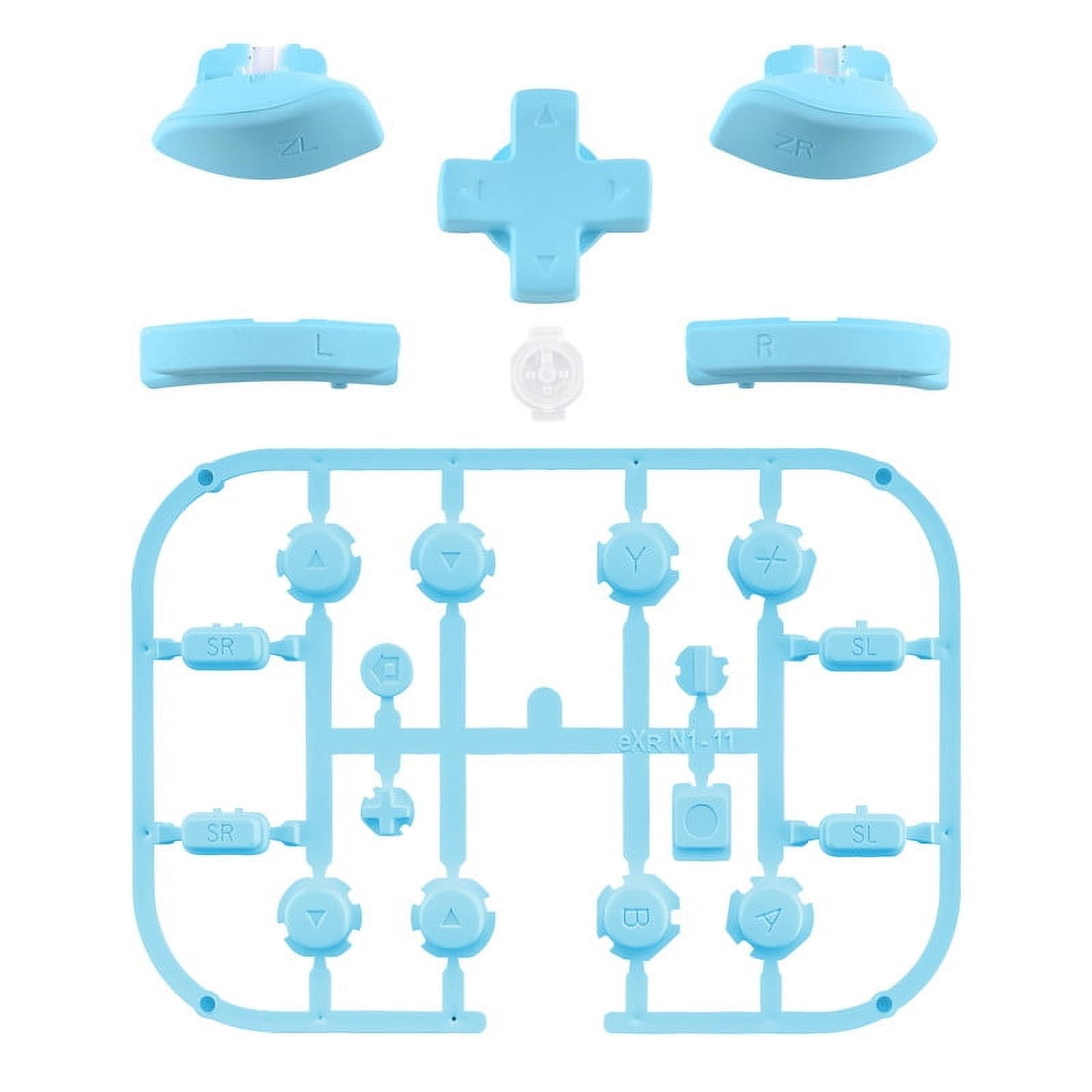 Heaven Blue D-pad ABXY Keys SR SL L R ZR ZL Trigger Replacement Kits ...