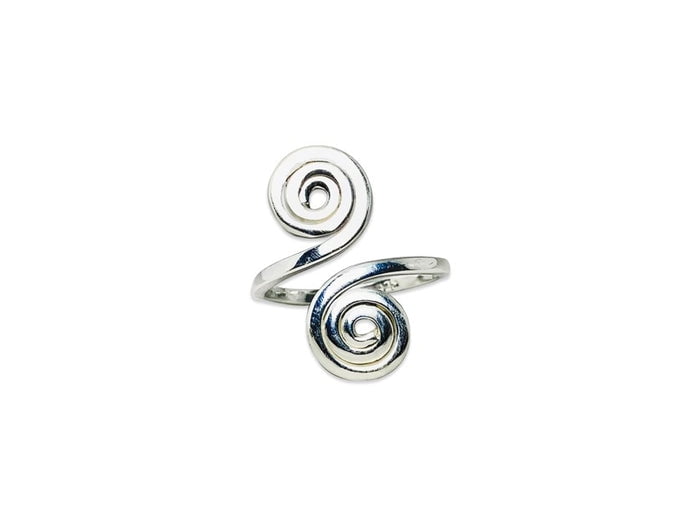 Heaven Crafts Chunky Spiral Ring Sterling Silver 925 Handmade ...