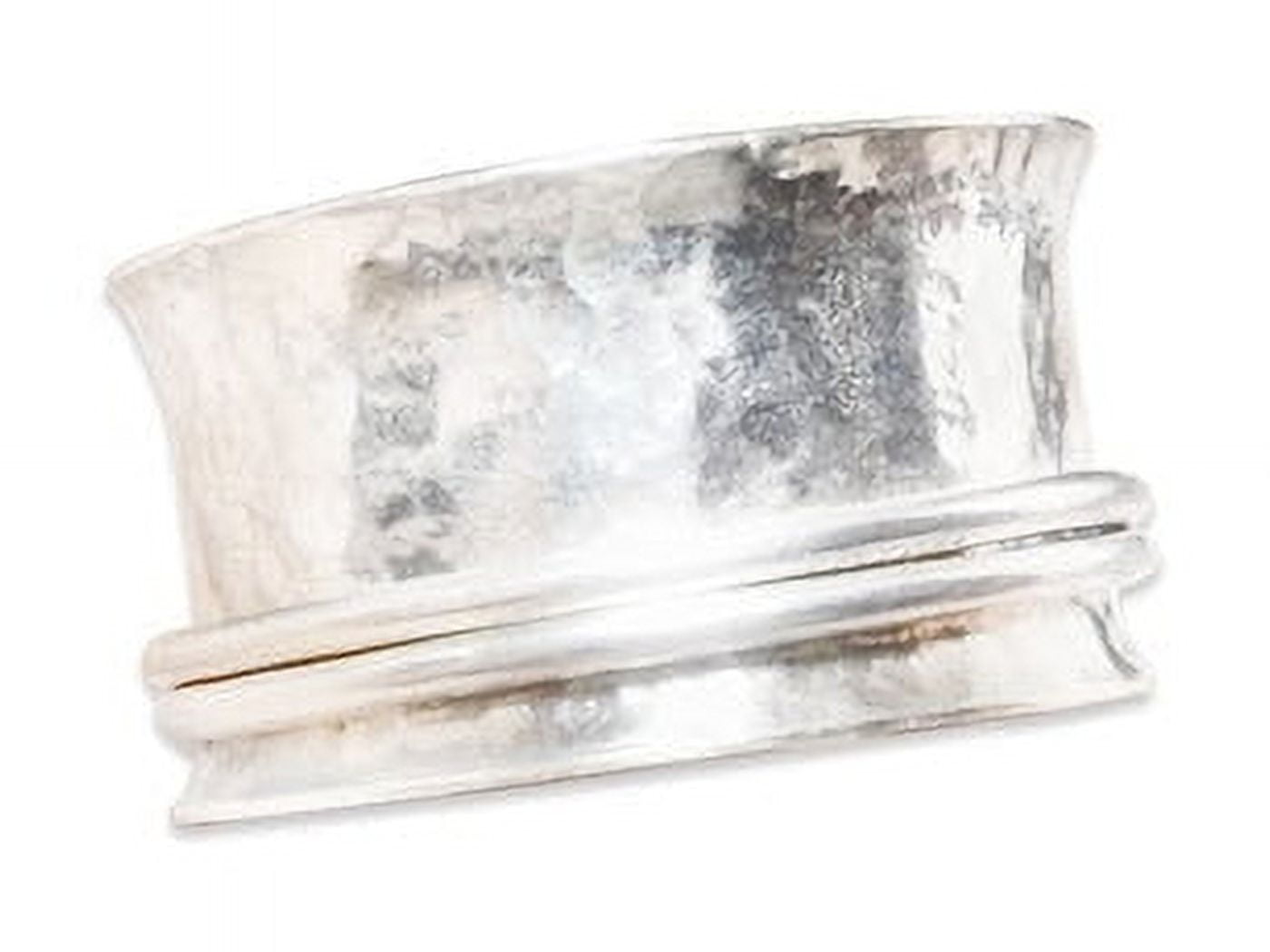 Heaven Crafts Hammered Spinner Ring 925 Sterling Silver Handmade Thumb ...