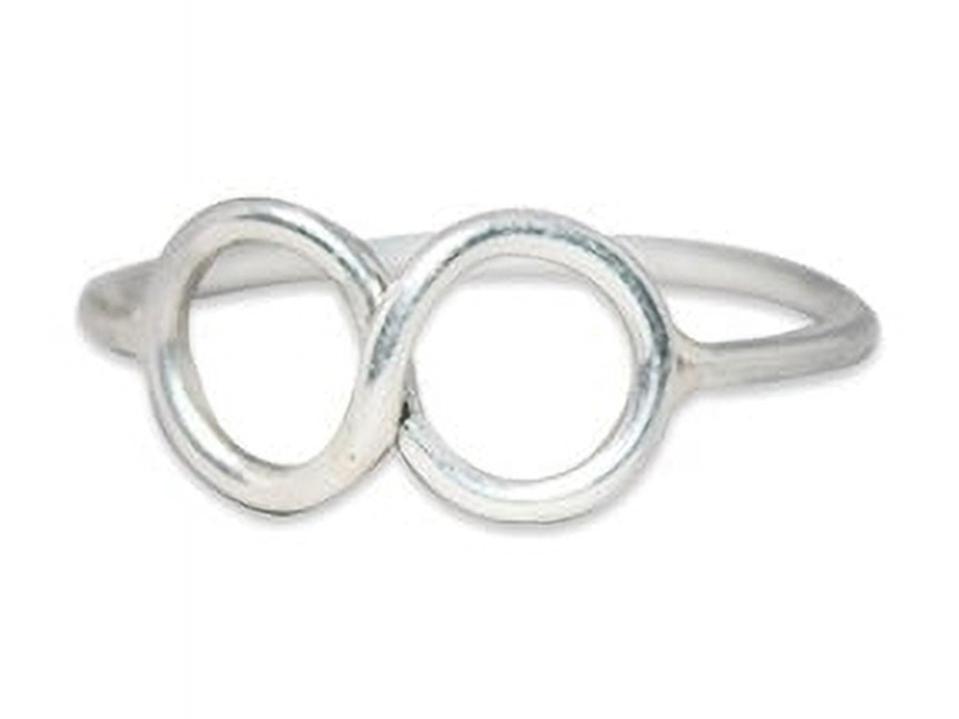 Heaven Crafts Sterling Silver Infinity Ring Handmade Boho Stacking ...