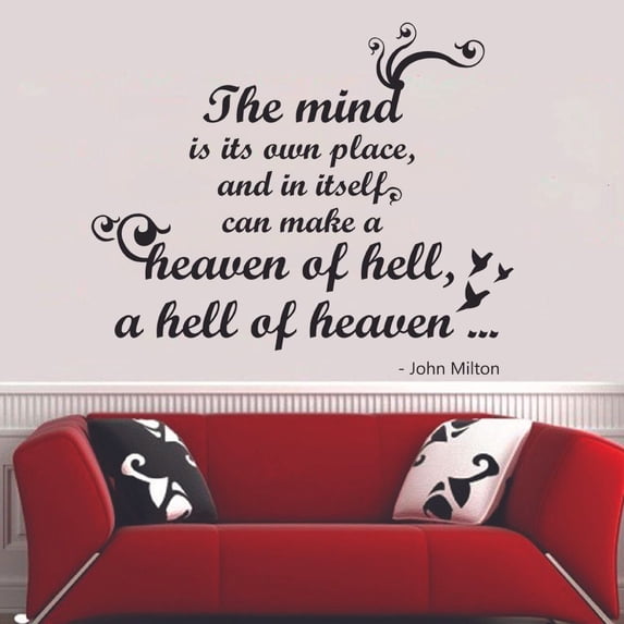 Heaven Of Hell - John Milton Religious Religion Quotes Christ Saying ...