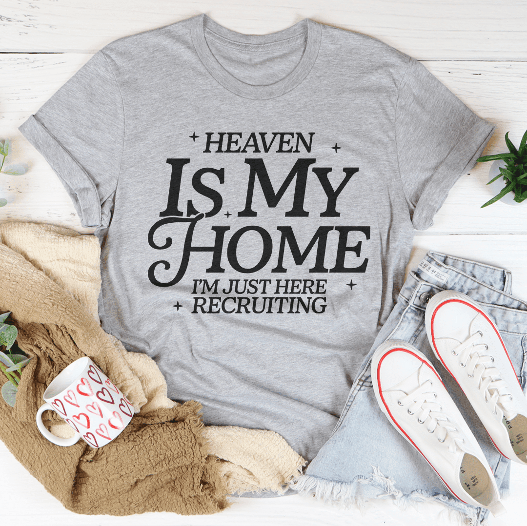 Heaven Is My Home Tee Mauve S Peachy Sunday T-Shirt - Walmart.com