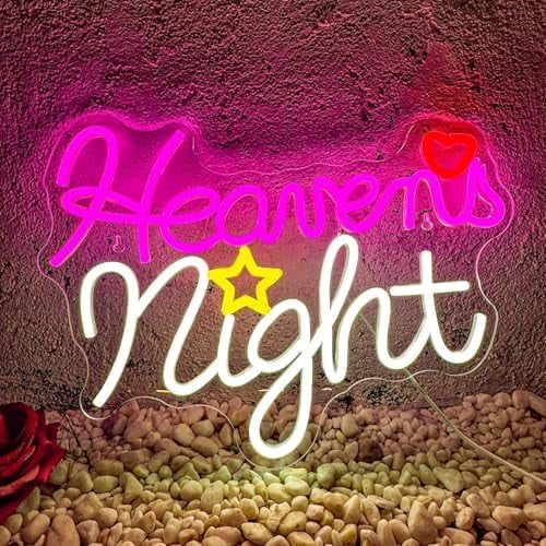 Heaven Night Neon Sign Family Room Kids Room Studio Shop Bar Party Club ...