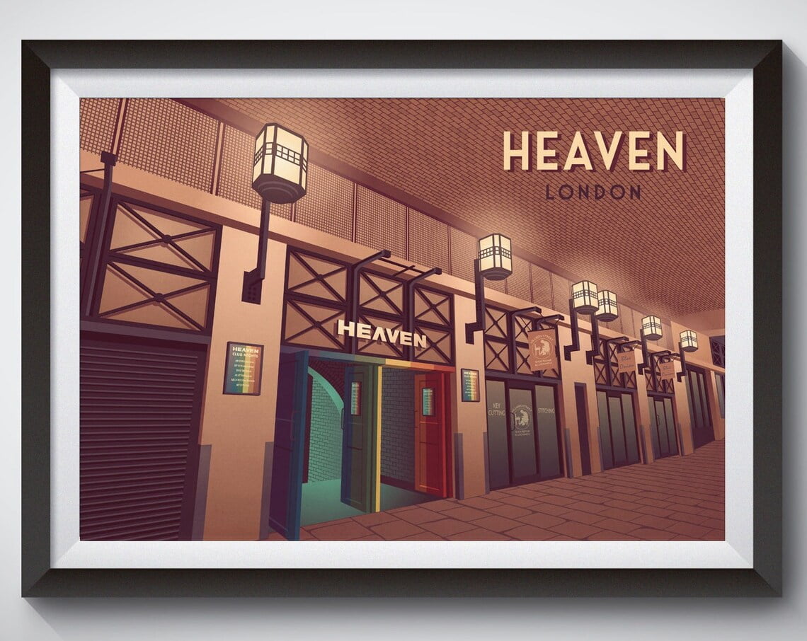 Heaven Nightclub Poster, London, Charing Cross, Superclub, House Music ...