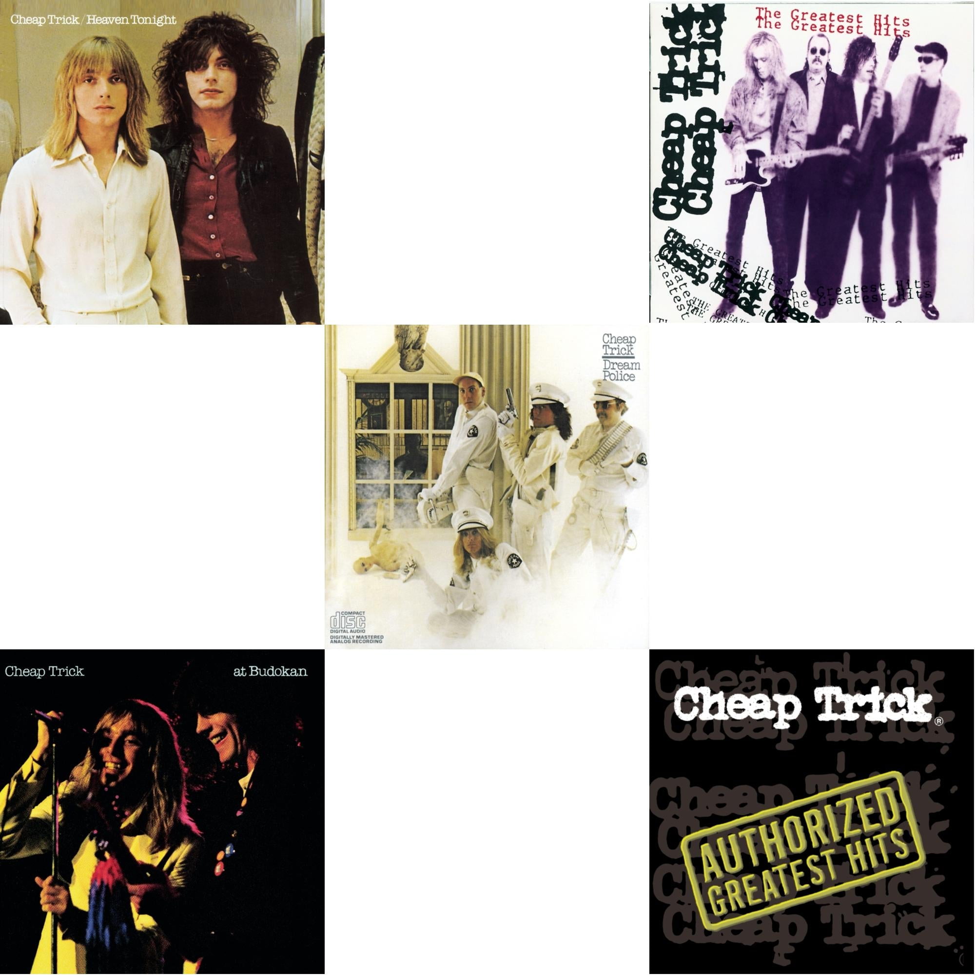 Heaven Tonight & Cheap Trick At Budokan & Dream Police & Greatest Hits ...