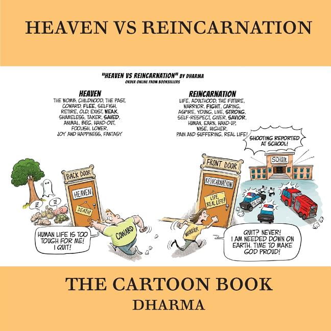 Heaven Vs Reincarnation: The Cartoon Book (Paperback) - Walmart.com
