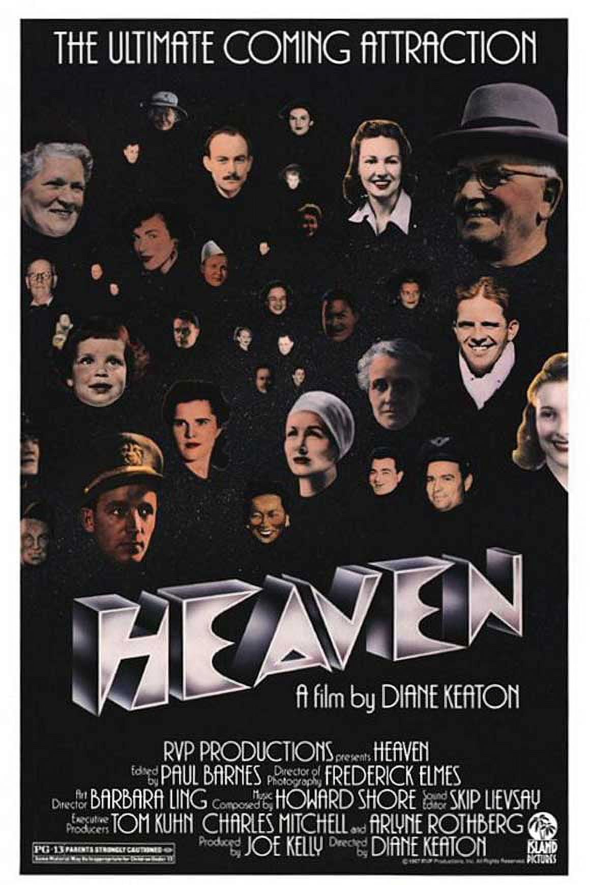 Heaven - movie POSTER (Style A) (11" x 17") (1987) - Walmart.com