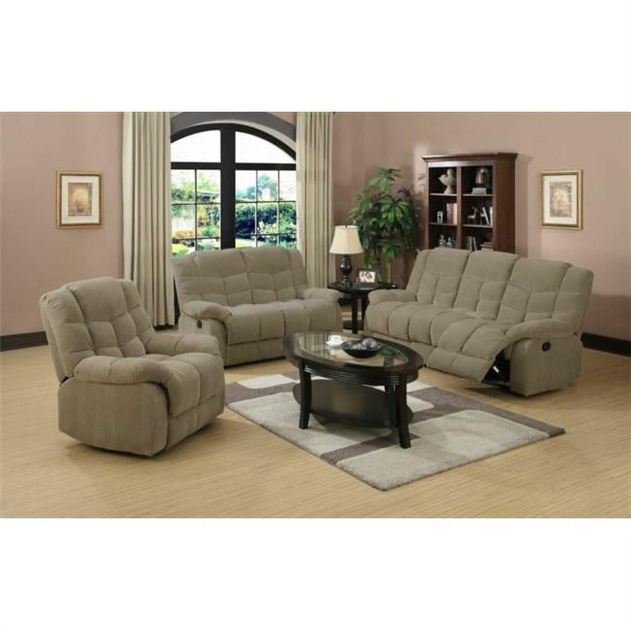 Heaven on Earth 3 Piece Reclining Living Room Set - Walmart.com