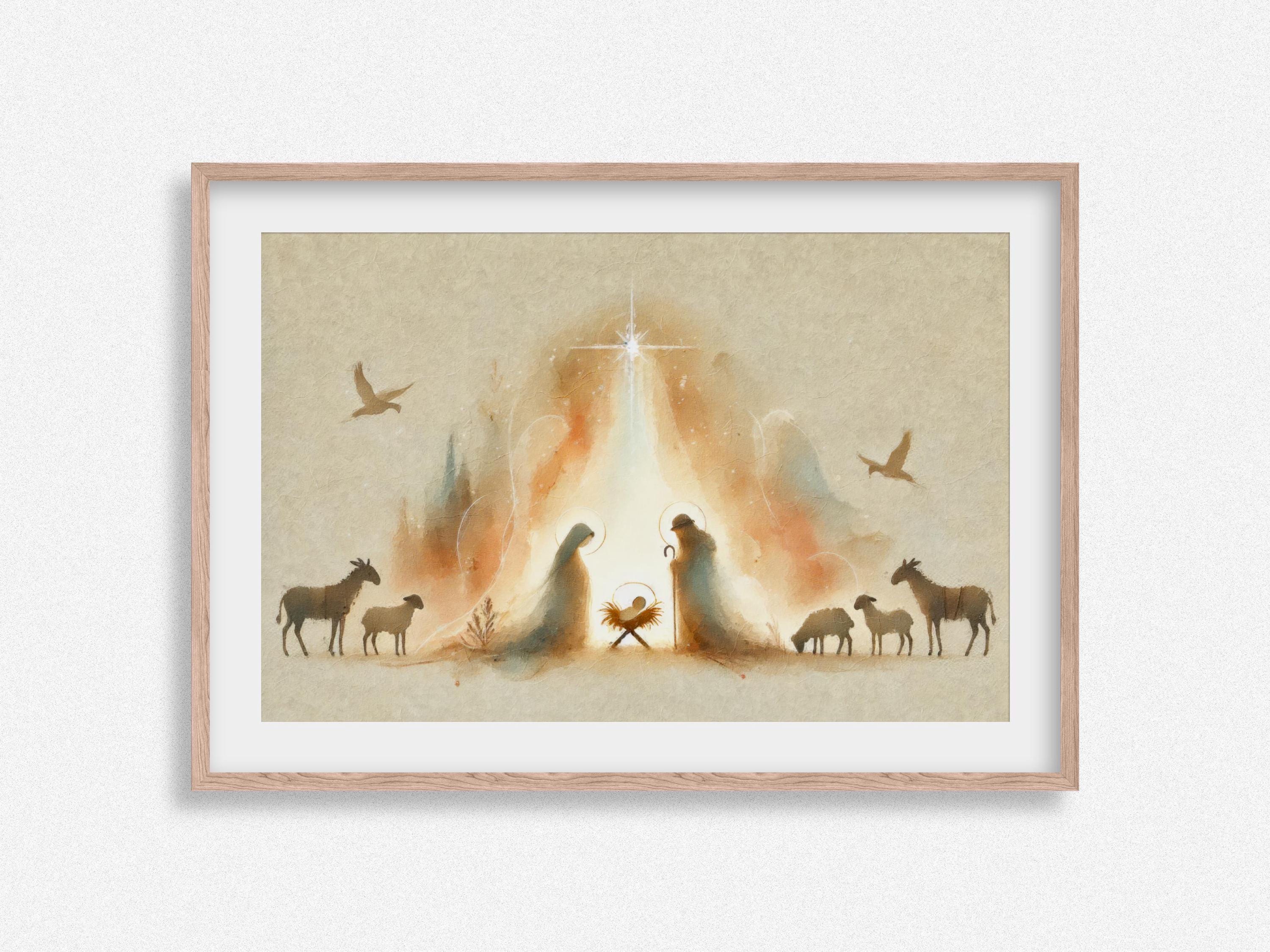 Heavenly Blessing, Nativity Scene, Kristmas Jesus, Holy Family Kristmas ...
