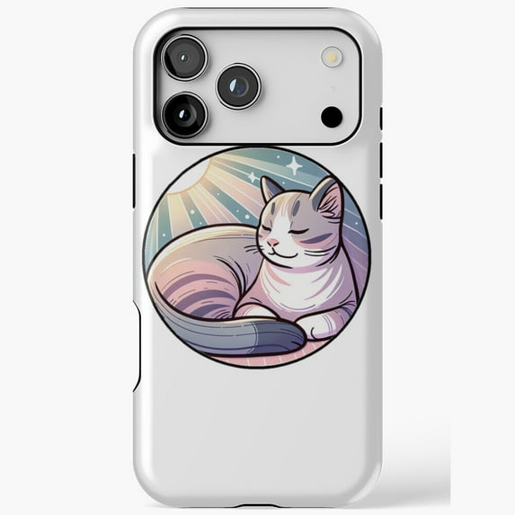 Heavenly Cat Relaxation Whimsical Artwork Phone Case for iPhone 11 ...