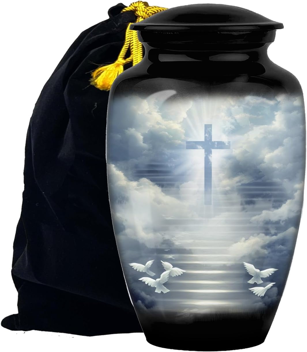 Heavenly Cross Urns,Holy Cross Heaven urn, for Cremation Ashes Large ...