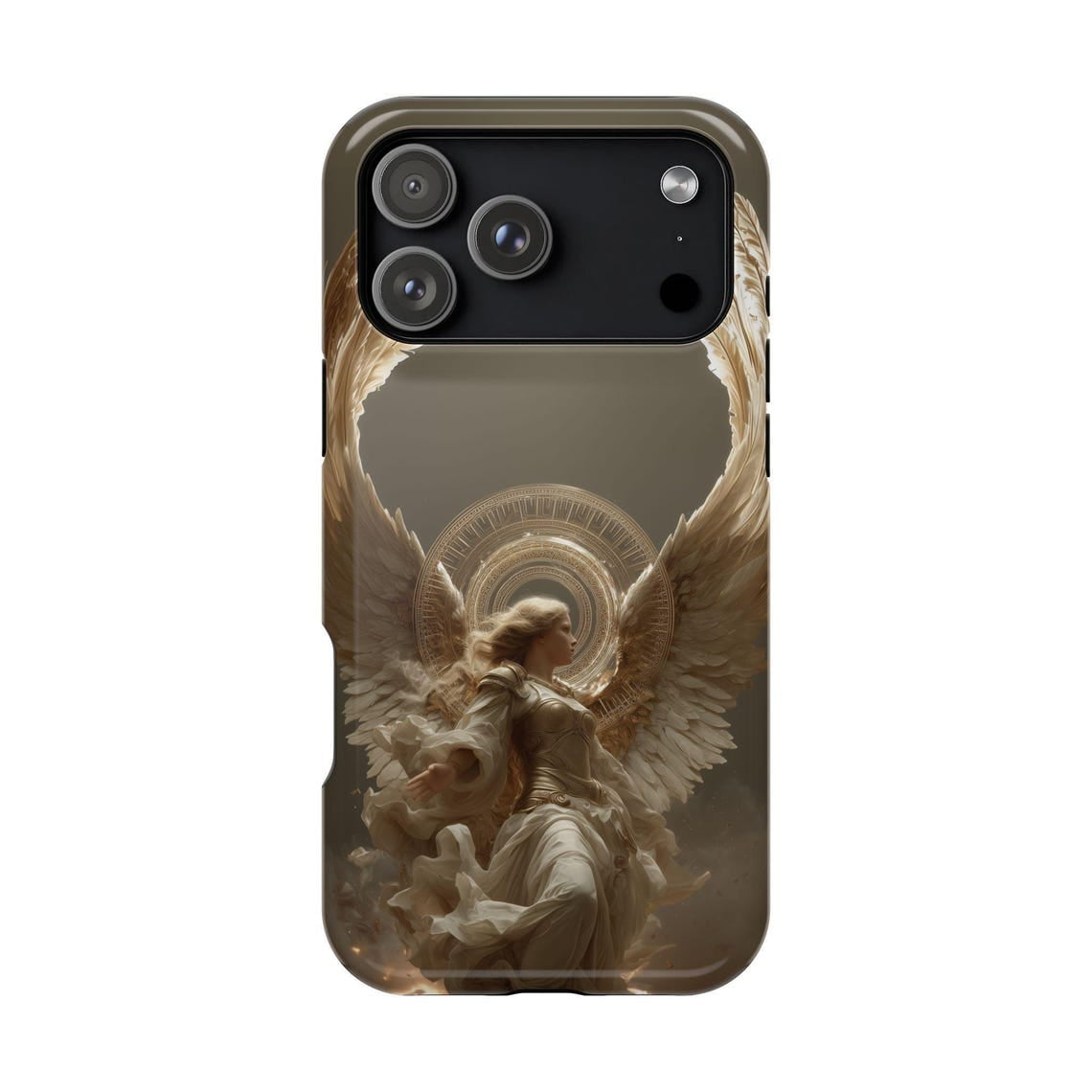 Heavenly Guardian Angel Celestial Wing Design with iPhone 17 to 11 Pro ...