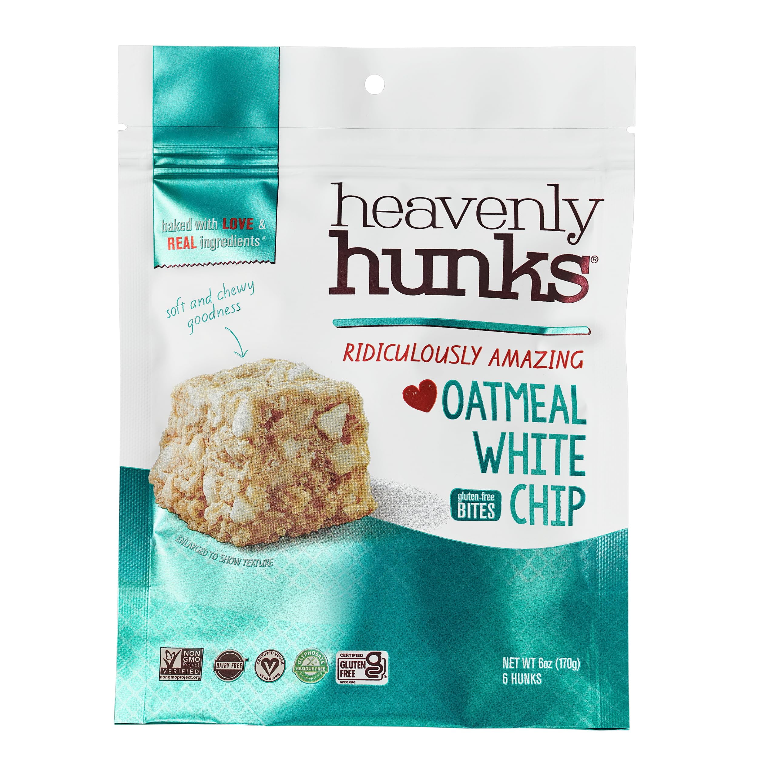 Heavenly Hunks Oatmeal White AIF4 Chip - 6oz Bag - Walmart.com