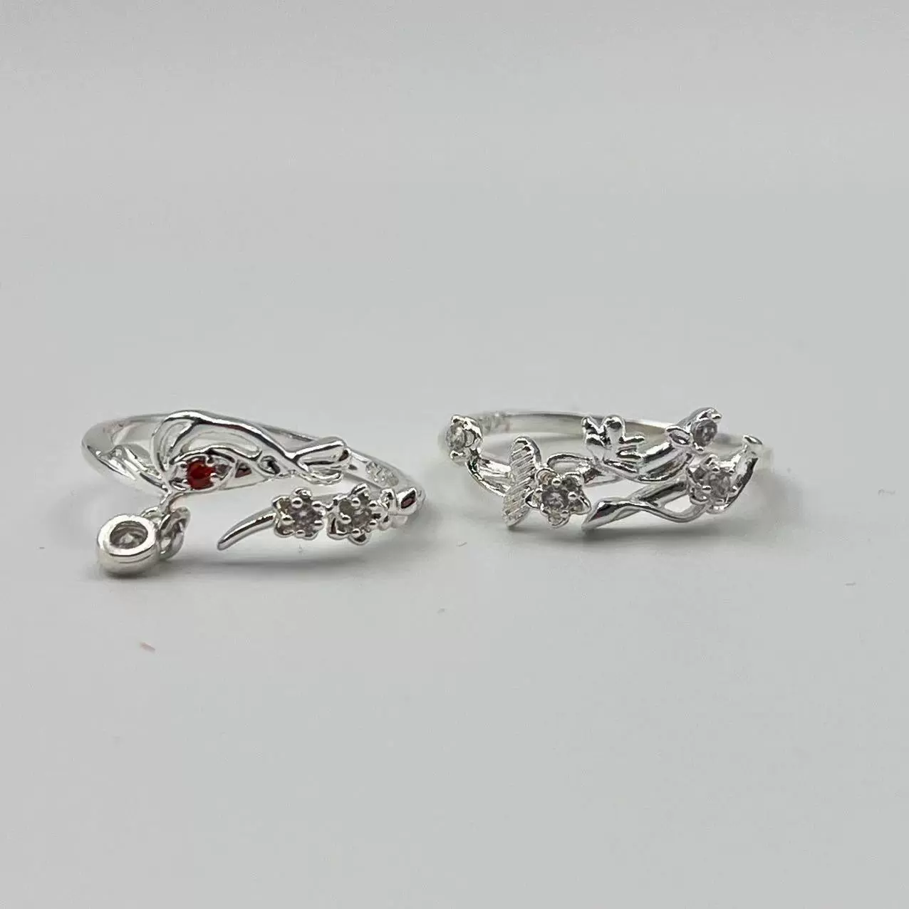 Heavenly Official Blessing Rings Tian Guan Ci Fu Cosplay Couple Ring Costume Jewelry(A pair of ...