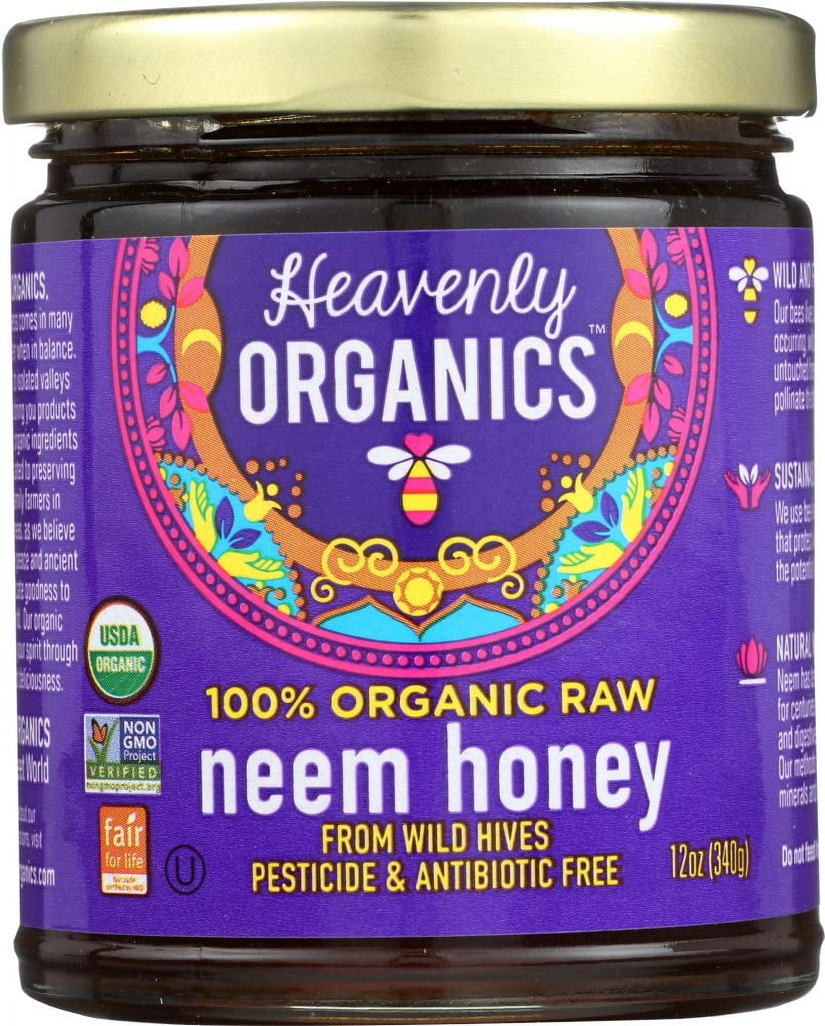 Heavenly Organics Raw Neem Honey - 12 oz - Walmart.com
