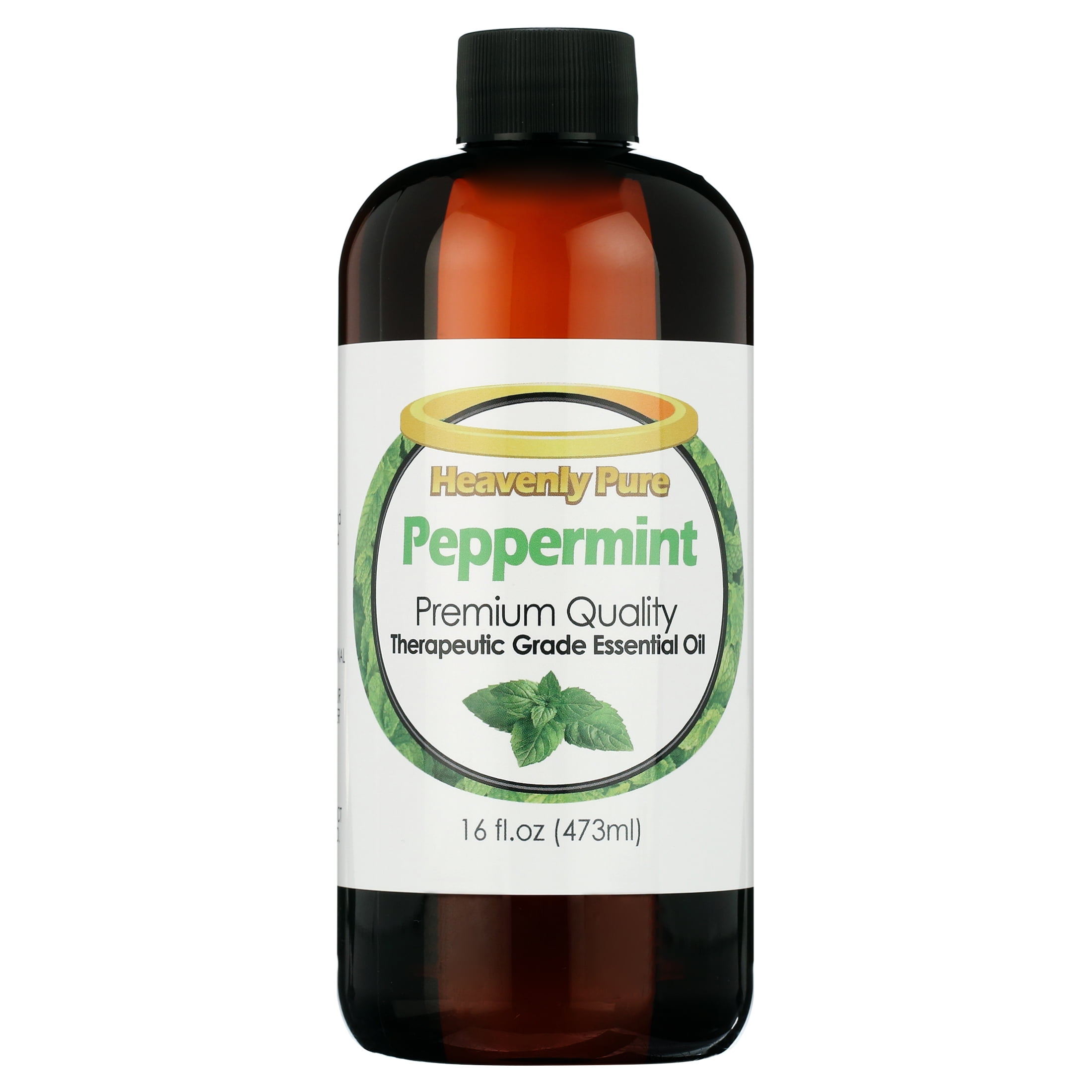 Heavenly-Pure Peppermint Essential Oil 16 oz Therapeutic Grade for ...