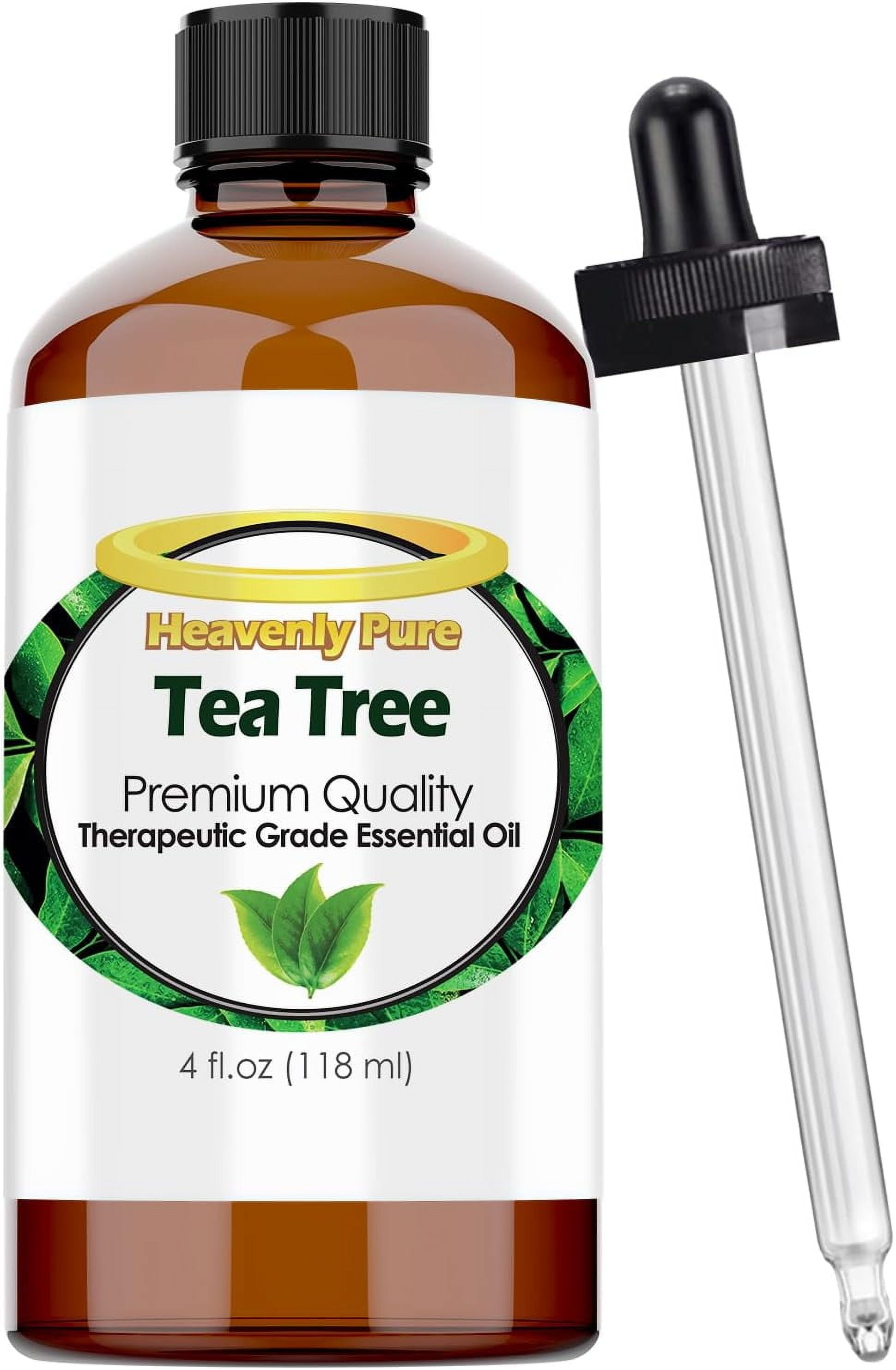 Heavenly-Pure, Tea Tree Essential Oil, 118 ml, 4 oz Bottle - Walmart.com