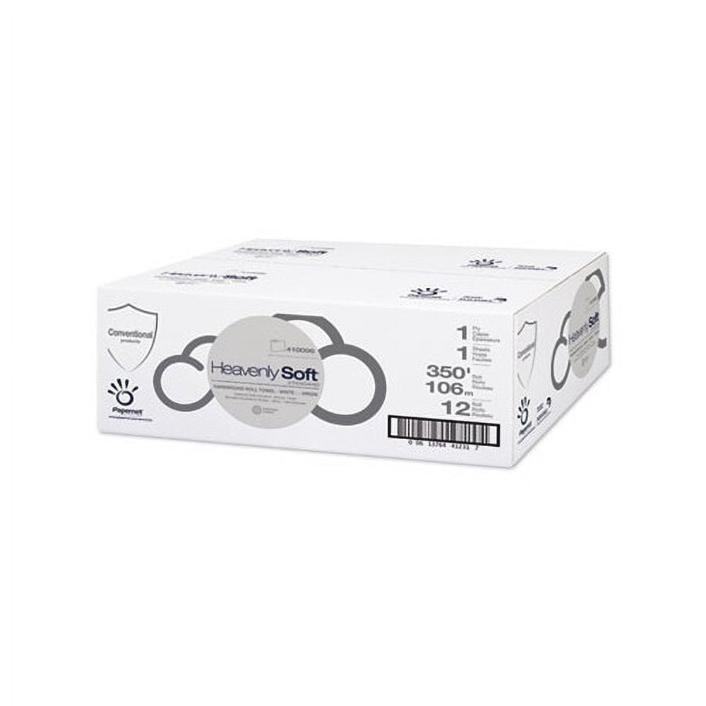 Heavenly Soft Hardwound Paper Towel Standard, 7.8" x 350 ft, White, 12 ...