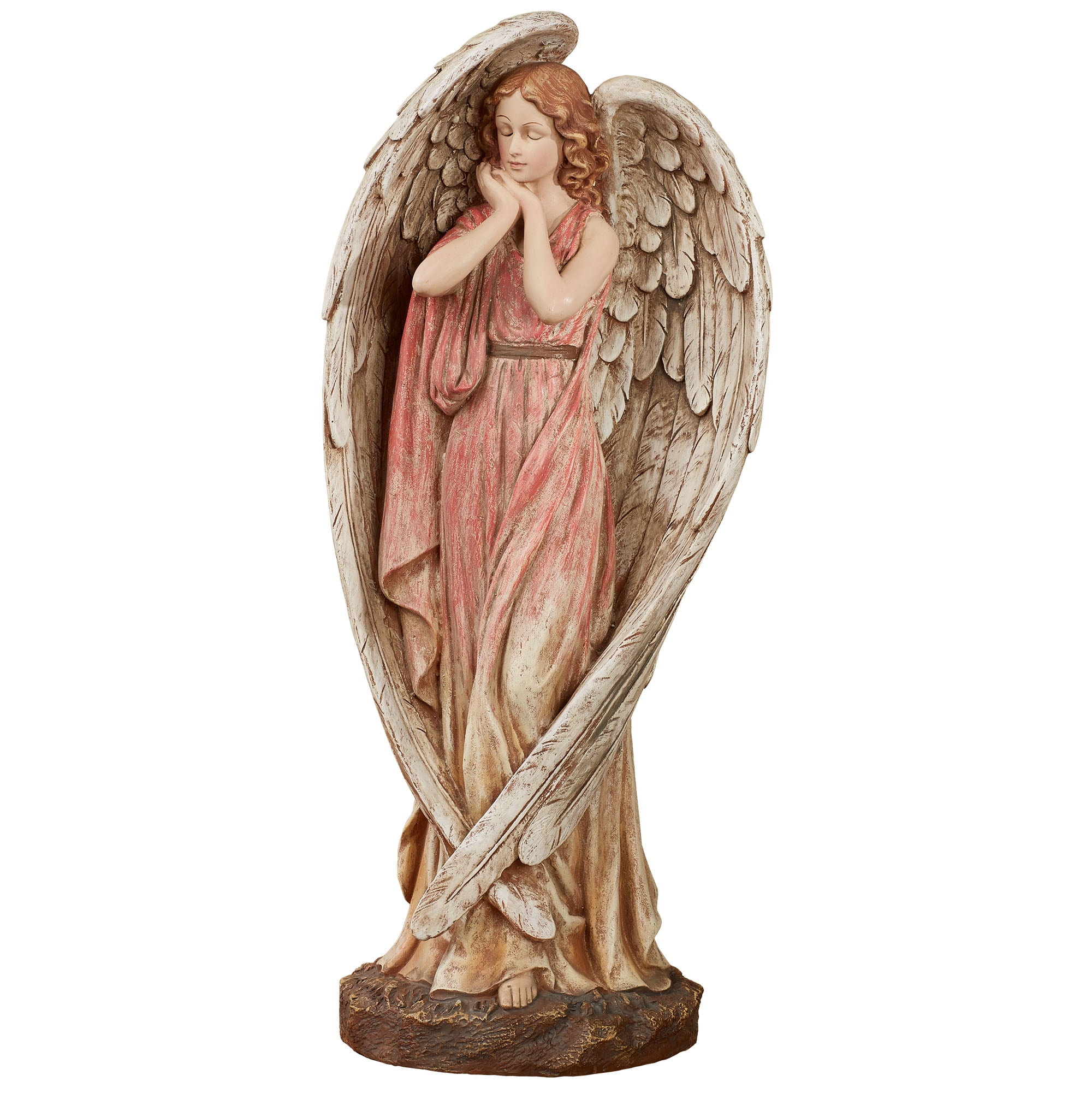 Heavenly Sweet Angel Grace Table Sculpture Cranberry 18 Inches Tall ...