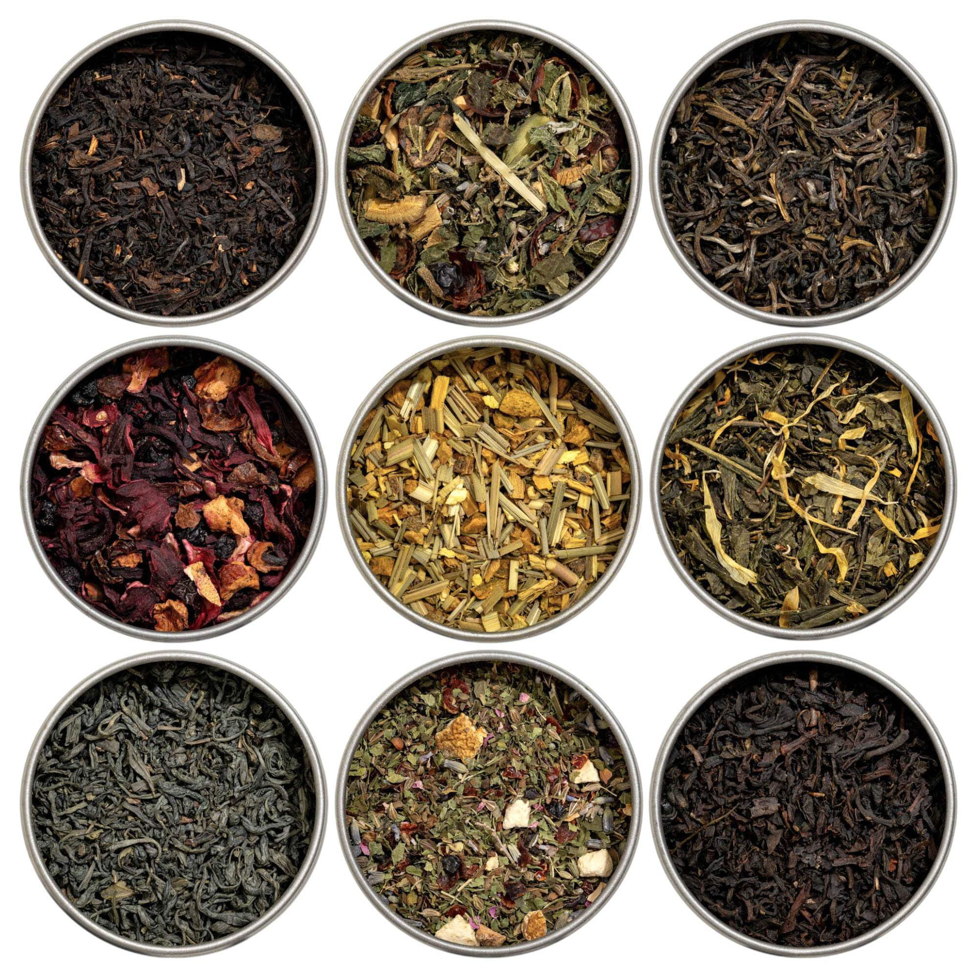 Heavenly Tea Leaves Organic Loose Leaf Tea Sampler Set - Walmart.com