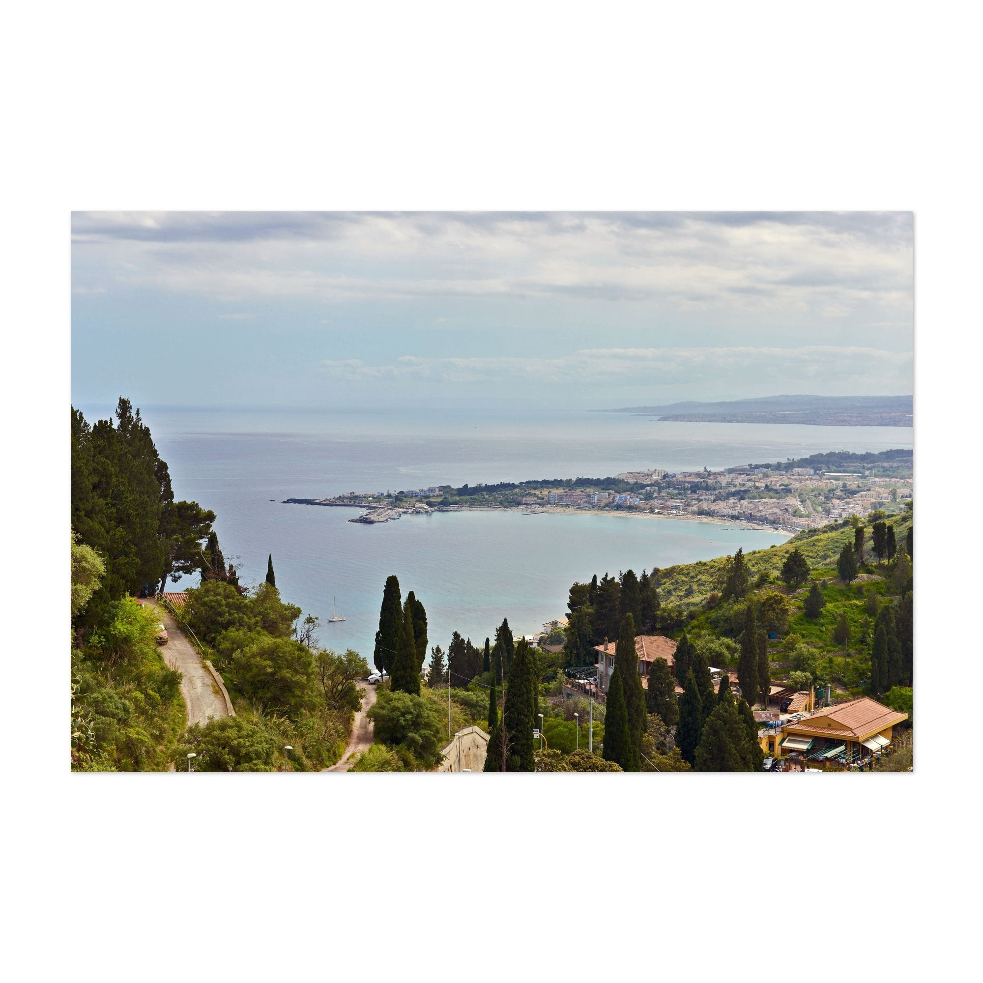 Heavenly view of the bay of Taormina - Taormina Sicily Italy ...