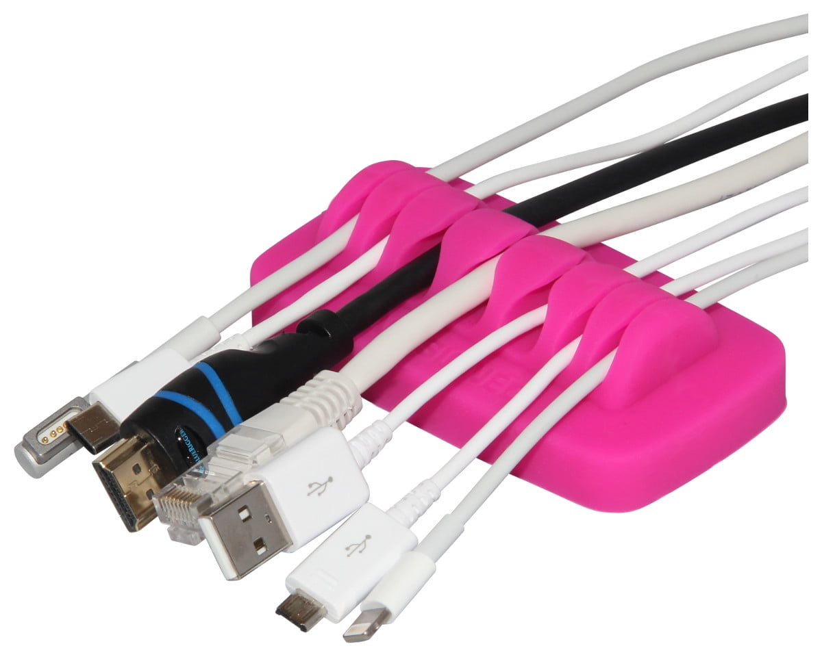 Heaviest Cable Organizer on the Market! Compact and Weighted Desktop ...