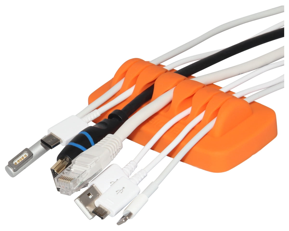 Heaviest Cable Organizer on the Market! Compact and Weighted Desktop ...