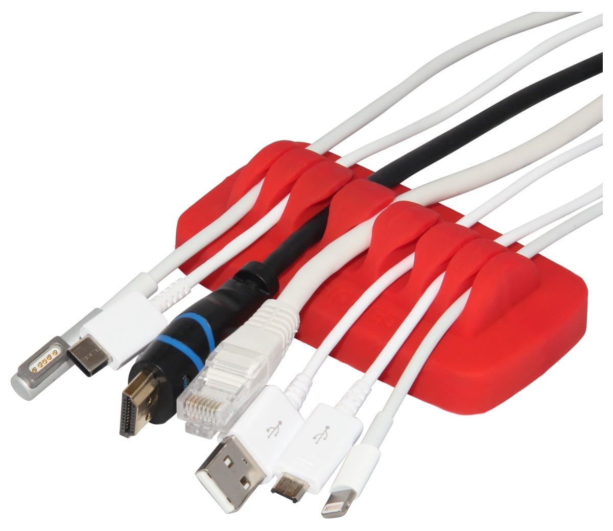 Heaviest Cable Organizer on the Market! Compact and Weighted Desktop ...
