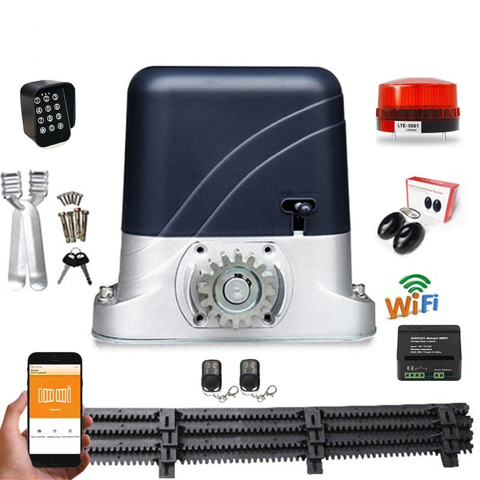 Heavy Automatic sliding gate opener slide gate for 2600 lbs 1300kg door ...