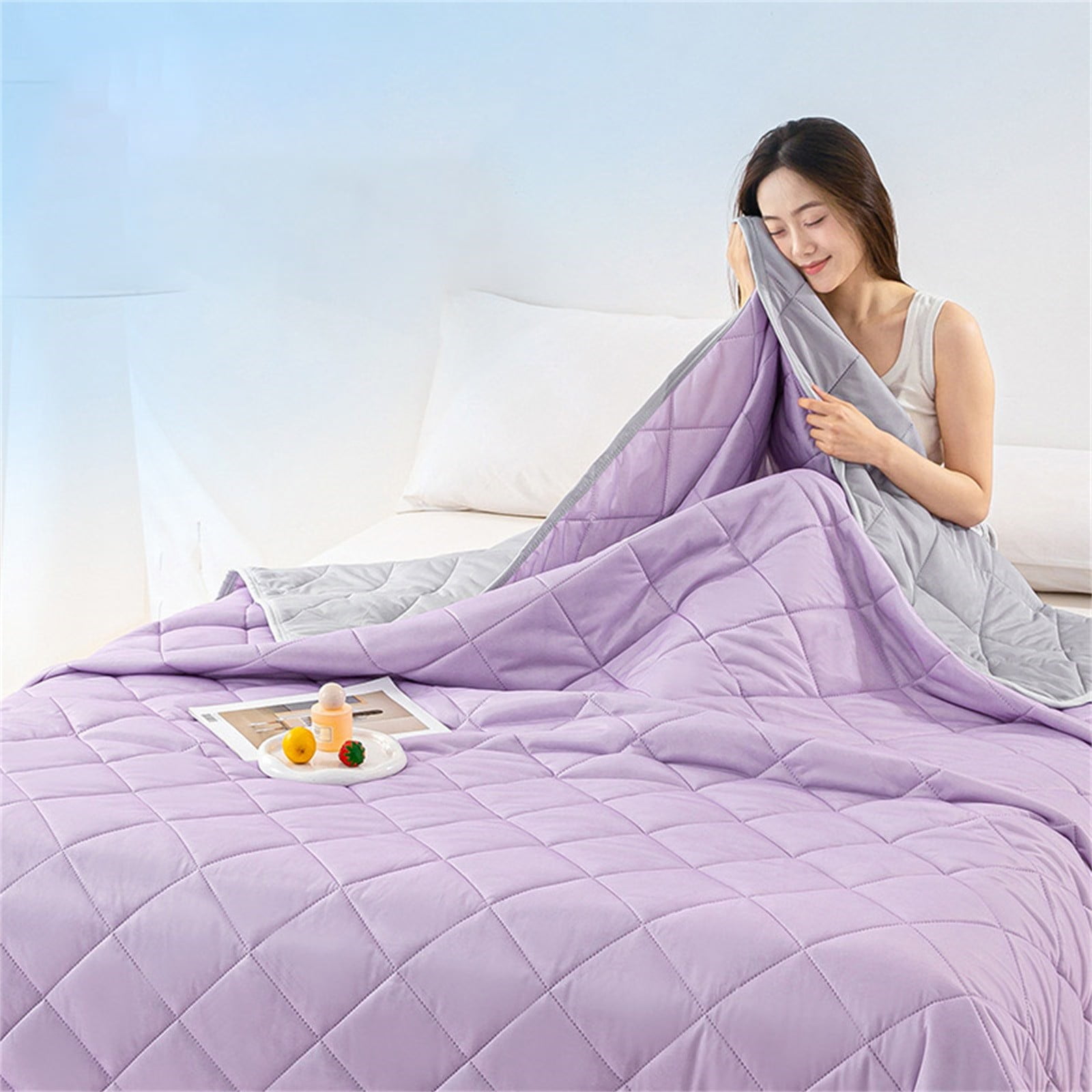 Heavy Blanket For Sleeping Perfect，Ice Blanket Summer Cooler Quilt For ...