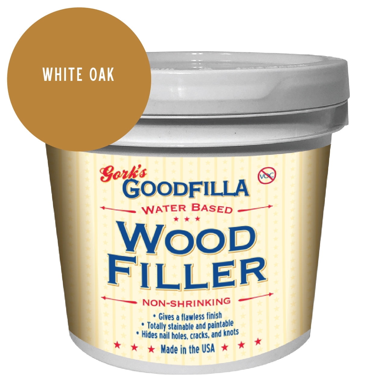 GoodFilla Water-Based Wood Finish, White Oak, GALLON - Walmart.com