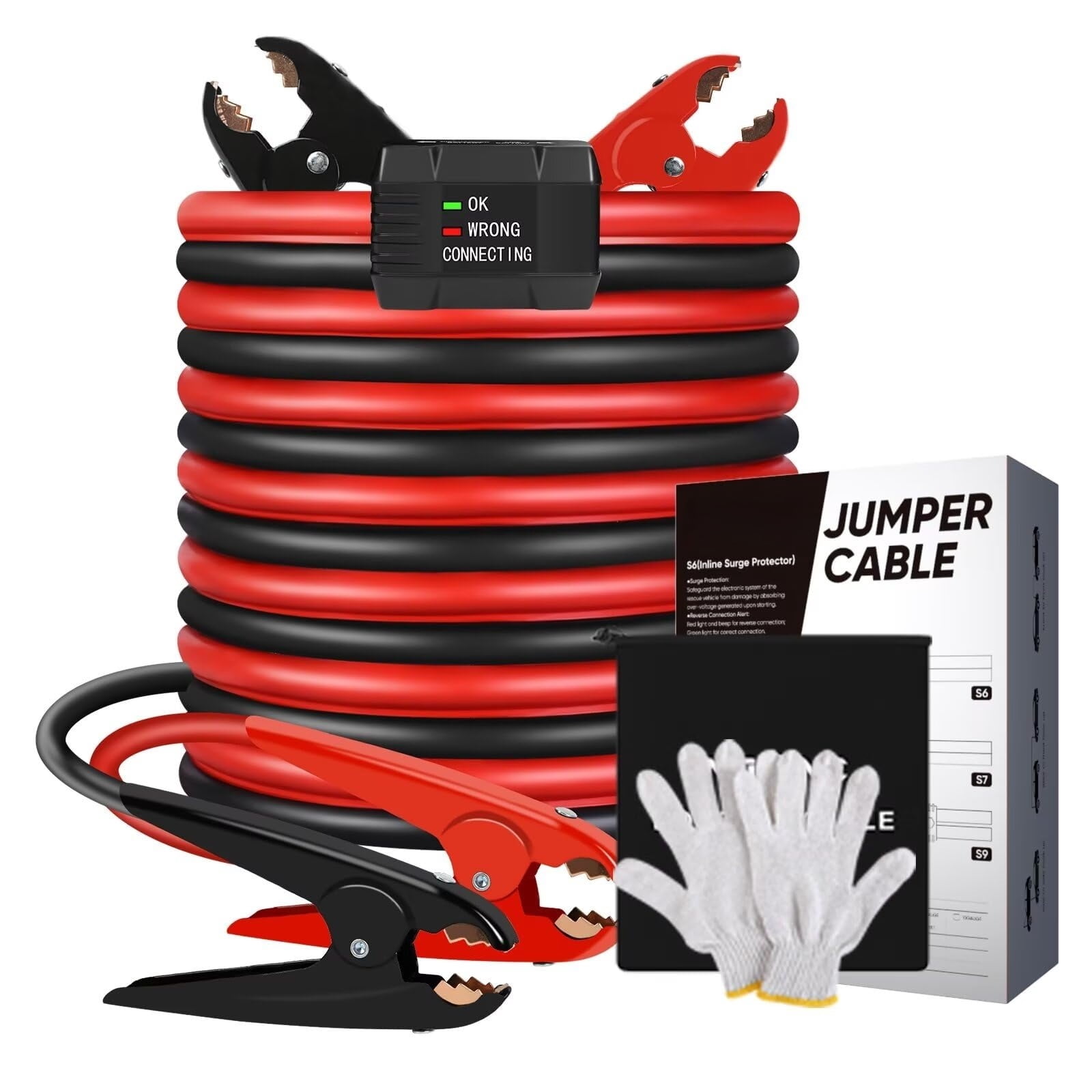Heavy Car Battery Jumper Cables - Walmart.com