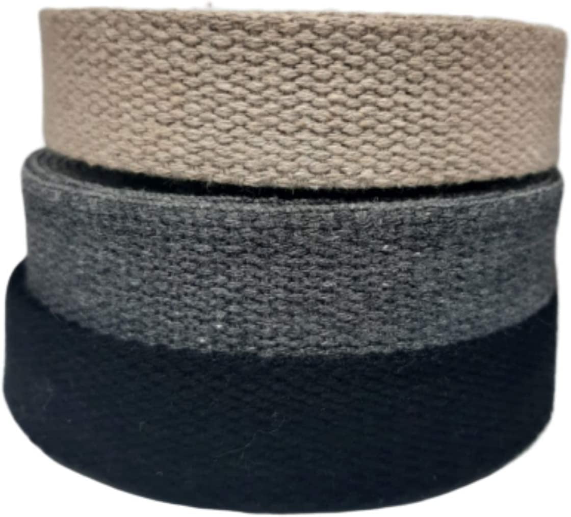 Heavy Cotton Webbing 1 Inch - Straps for Arts and Crafts - 5, 10, 20 ...