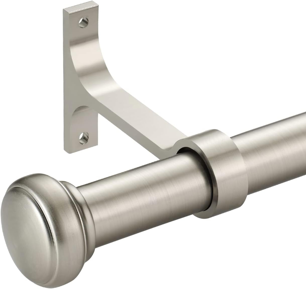 Heavy Curtain Rod,Adjustable Curtain Rod 1 inch Long Curtain Rods for ...