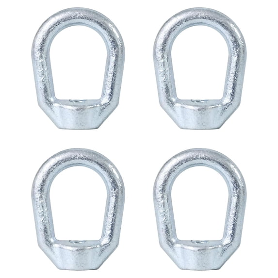 Heavy Duty 1/2"-13 Bail Tap Thread Eye Nut, Hot Dipped Galvanized Drop ...