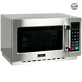 Heavy Duty 1.2 Cu. ft. 1000W Commercial Microwave Oven, Stainless Steel ...