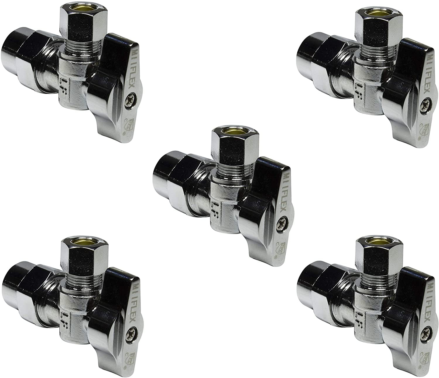 Heavy Duty 1/2 in. CPVC SLIP Inlet x 3/8 in. OD Compression Outlet ...