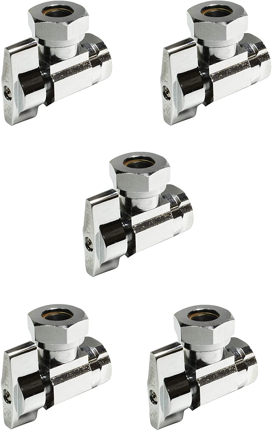 Heavy Duty 1/2 in. FIP Inlet x 7/16 in. - 1/2 in. OD Slip Joint Outlet ...