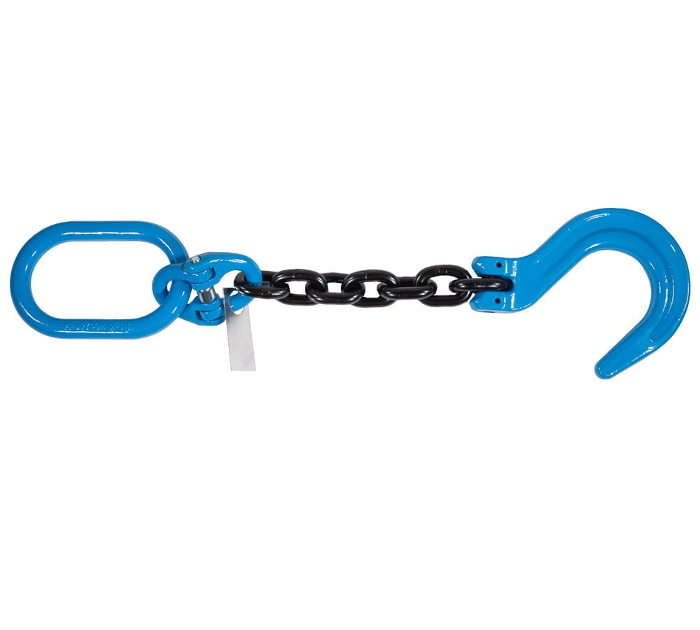 Heavy-Duty 1/2” x 2' Single Leg Chain Sling | 15,000 Lbs WLL | Oblong ...