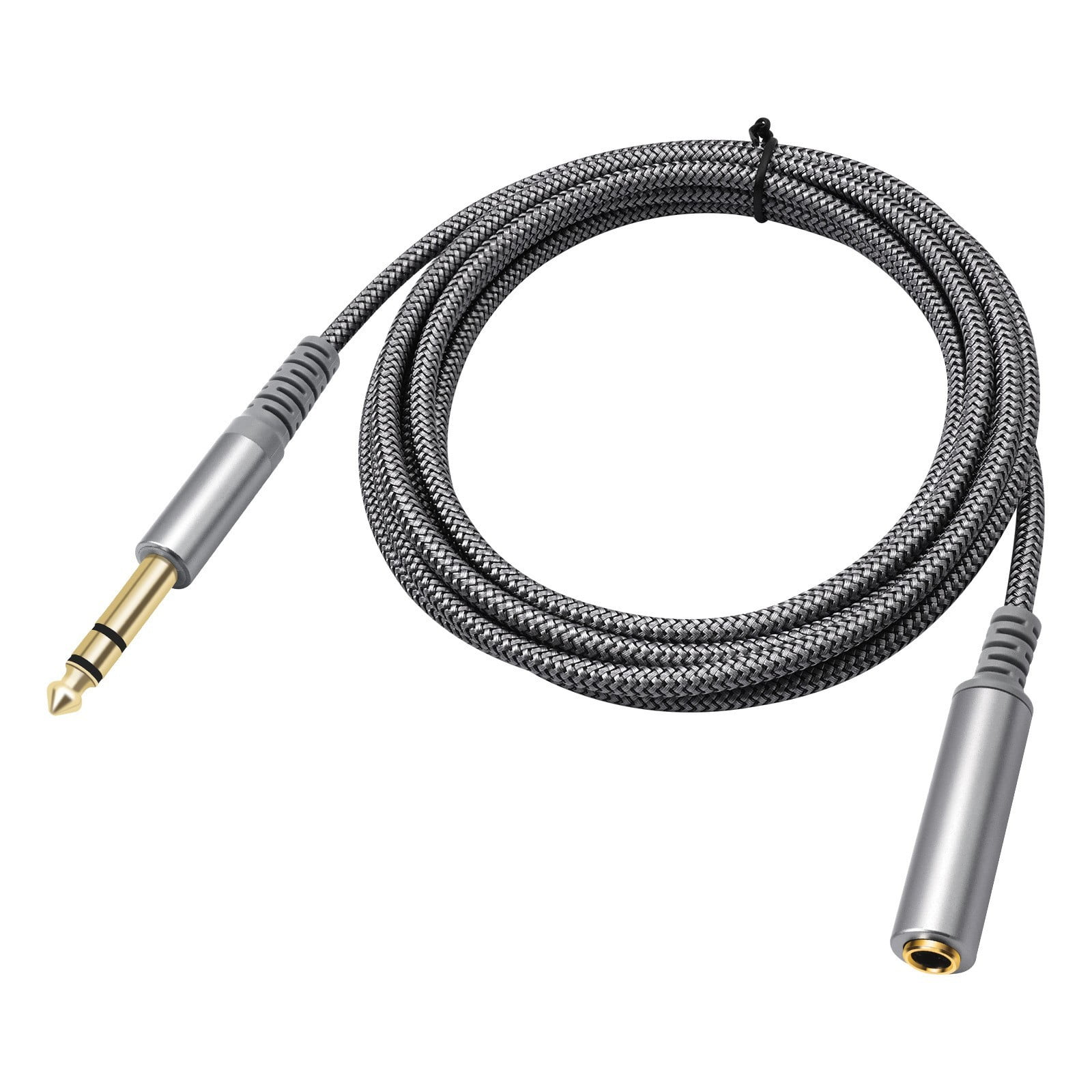 Heavy-Duty 1/4Inch Instrument Cable Metal Alloy Tips Braided for Guitar ...