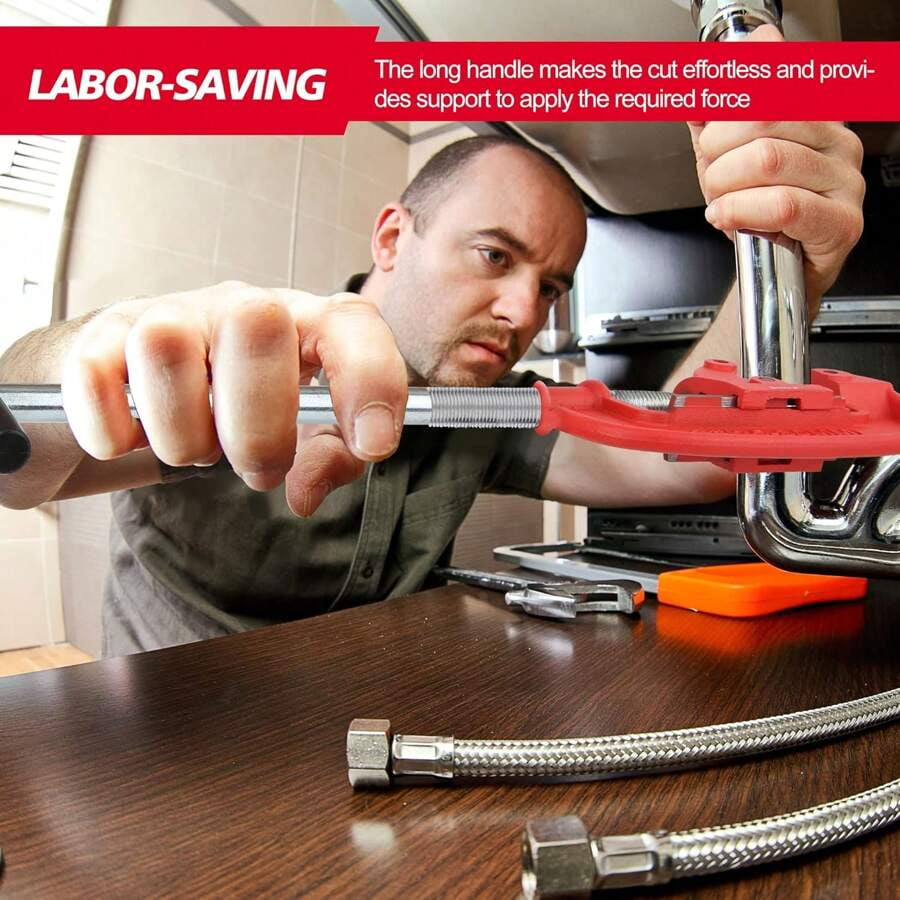 Heavy Duty 1/8-2" Pipe Cutter Tool With An Extra Blade, Sharp Rigid ...