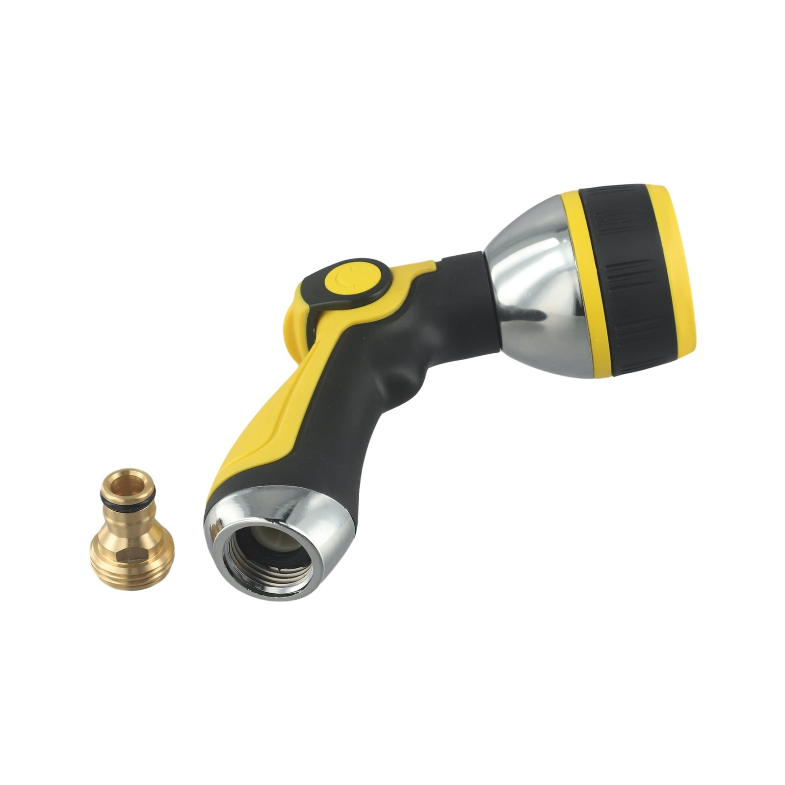 Heavy Duty 10 Adjustable Garden Hose Nozzle With Thumb Control Valve ...