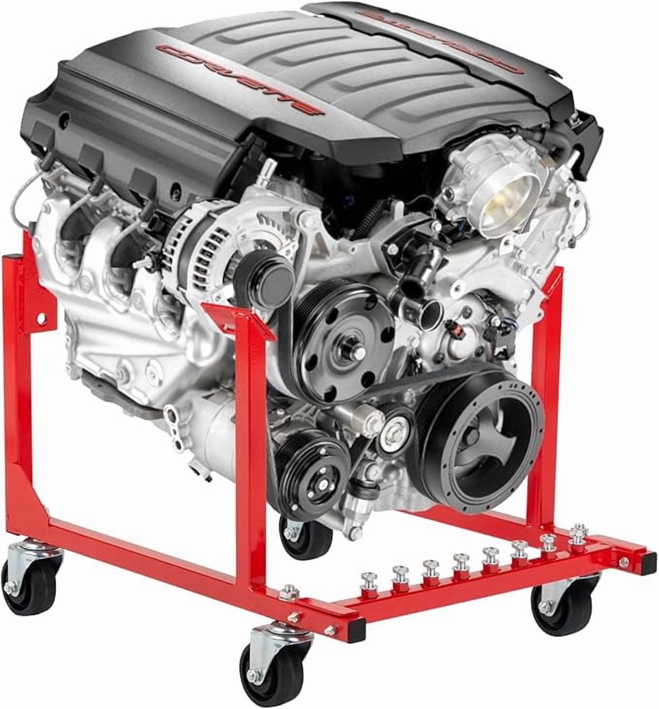 ZXFLOOV 1000lb Auto Engine Cradle Stand - Engine Stand with Dolly ...