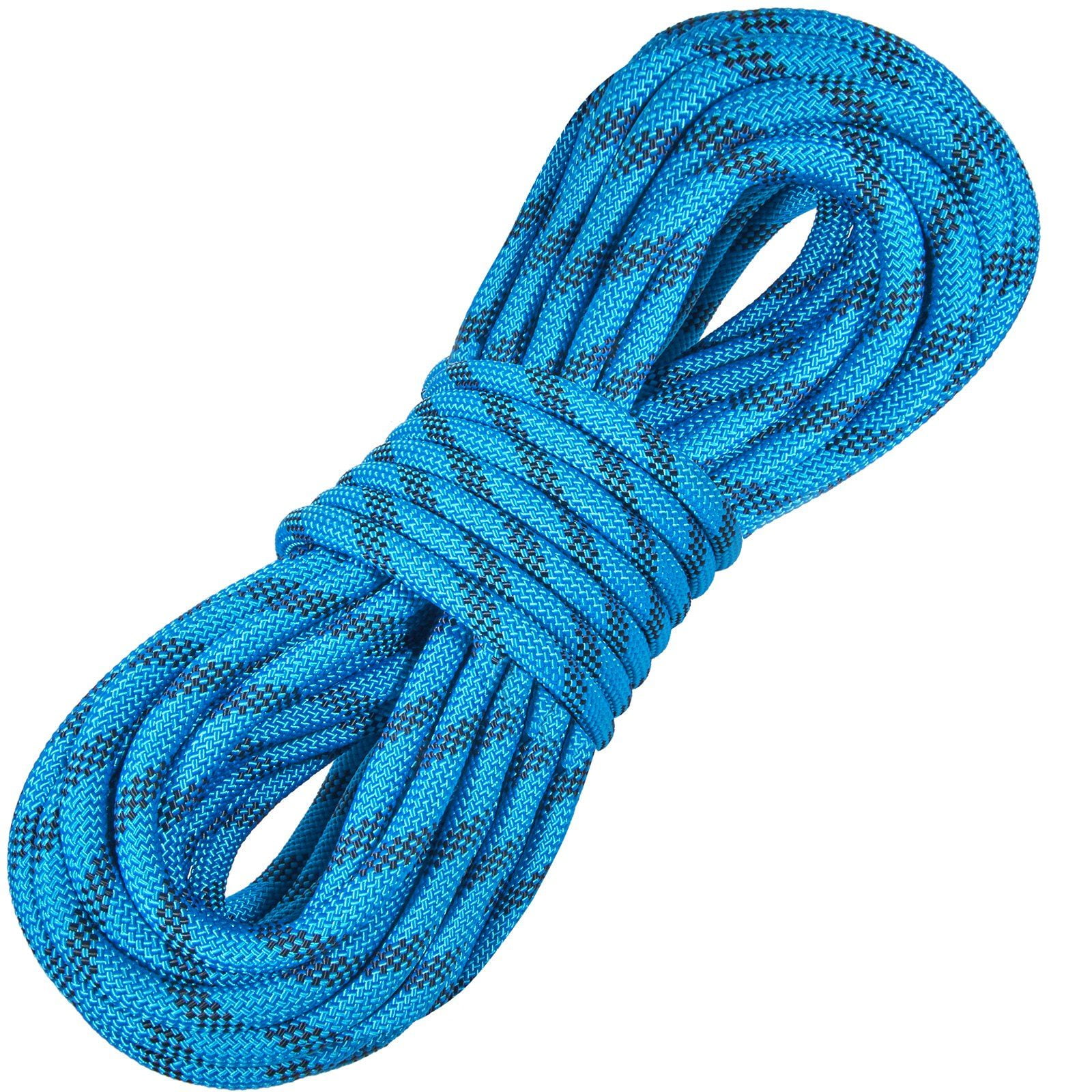 Heavy-Duty 10mm Static Climbing Rope 64ft, 26KN Safety Rope for Rock ...