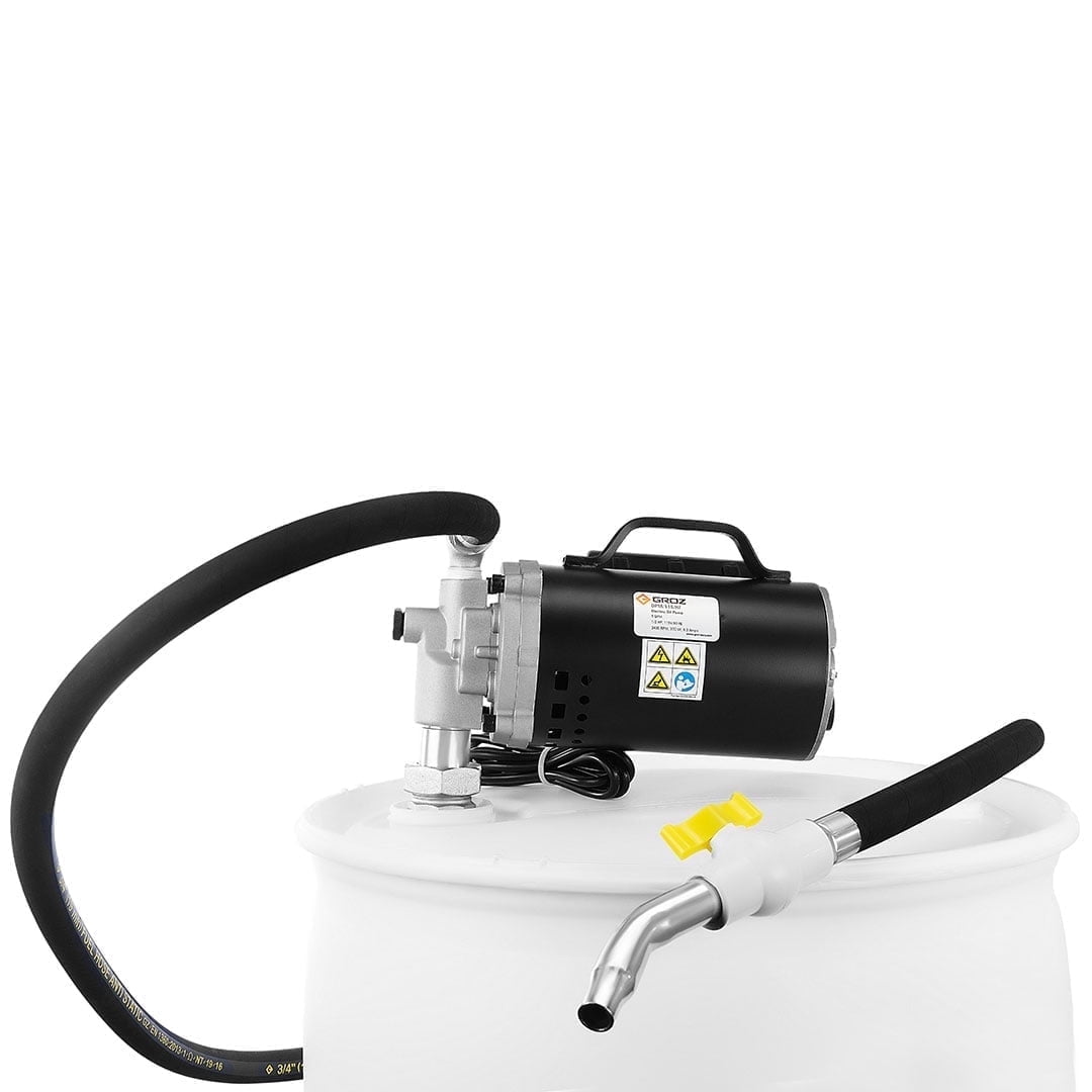 Groz Aluminum AC Powered Electric Oil Pump, High Flow, 8 GPM - Walmart.com