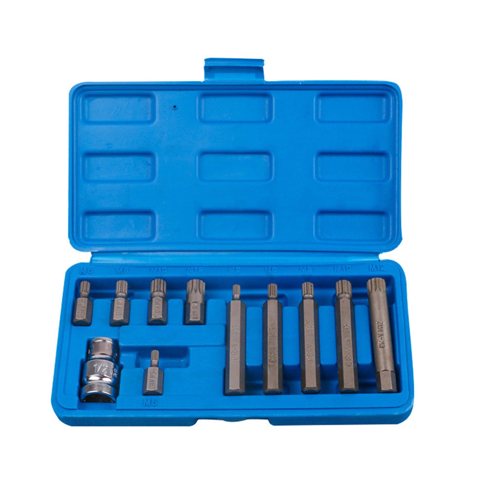 Heavy Duty 11pc Hand Tool Set Nonslip Grip Steel Construction Portable ...