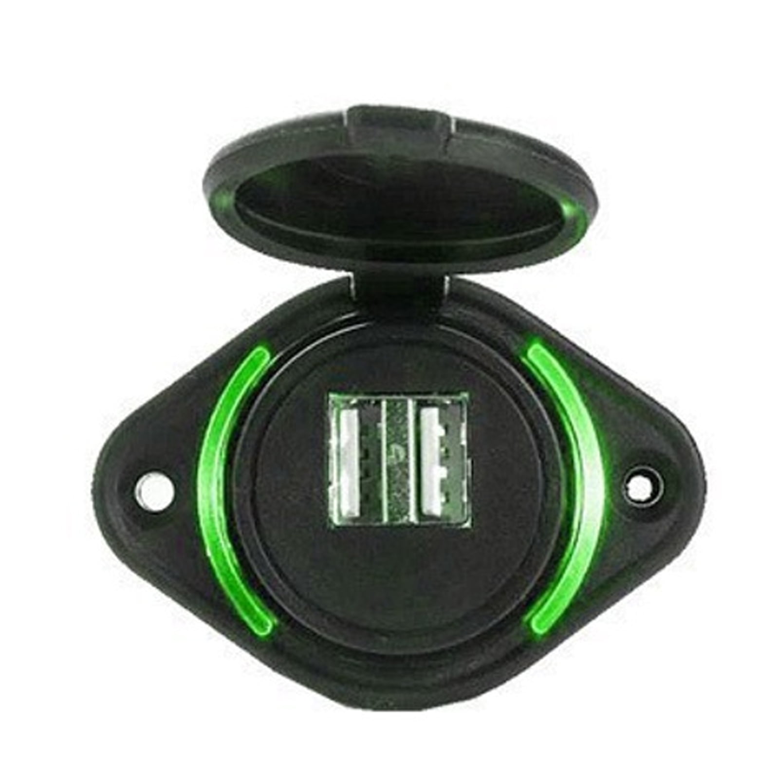 Heavy Duty 12 24V Double USB Car Chargers 3.1A Power Adapter Power ...