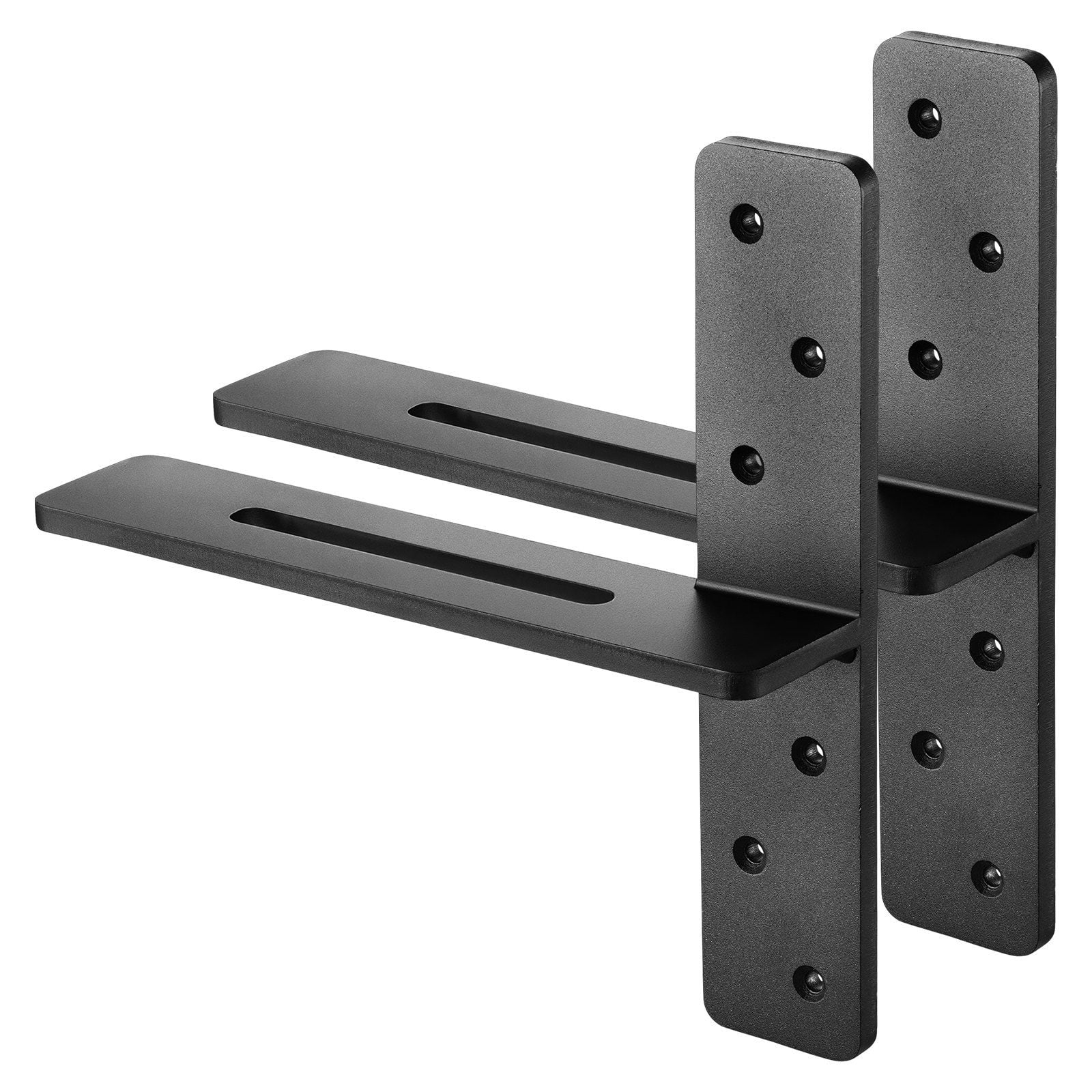 Heavy Duty 12 Inch Floating Shelf Brackets (2 Pcs) – 304.8 mm Steel ...