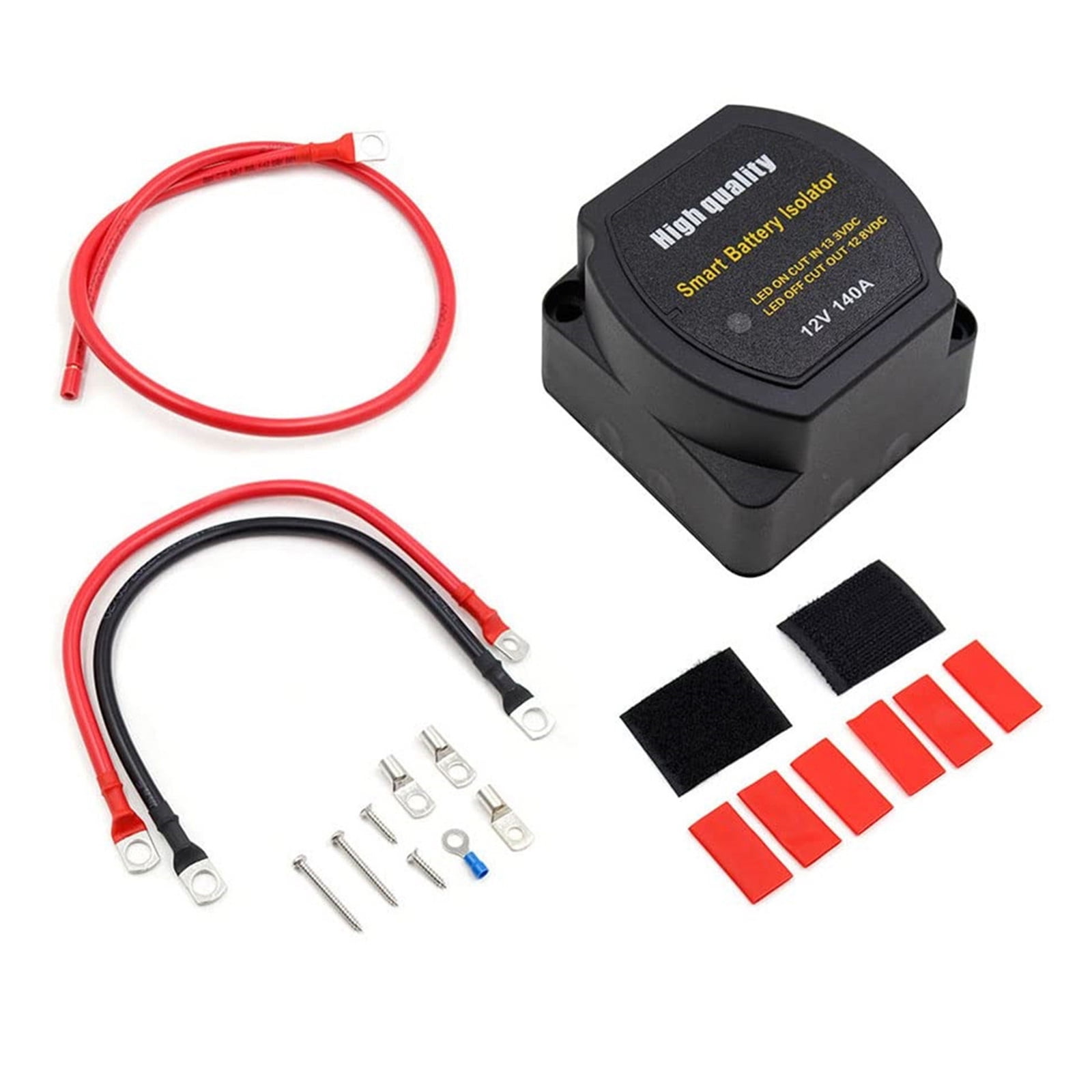 Heavy Duty 12V 140AMP Split Chargers Relays With Complete Installation ...